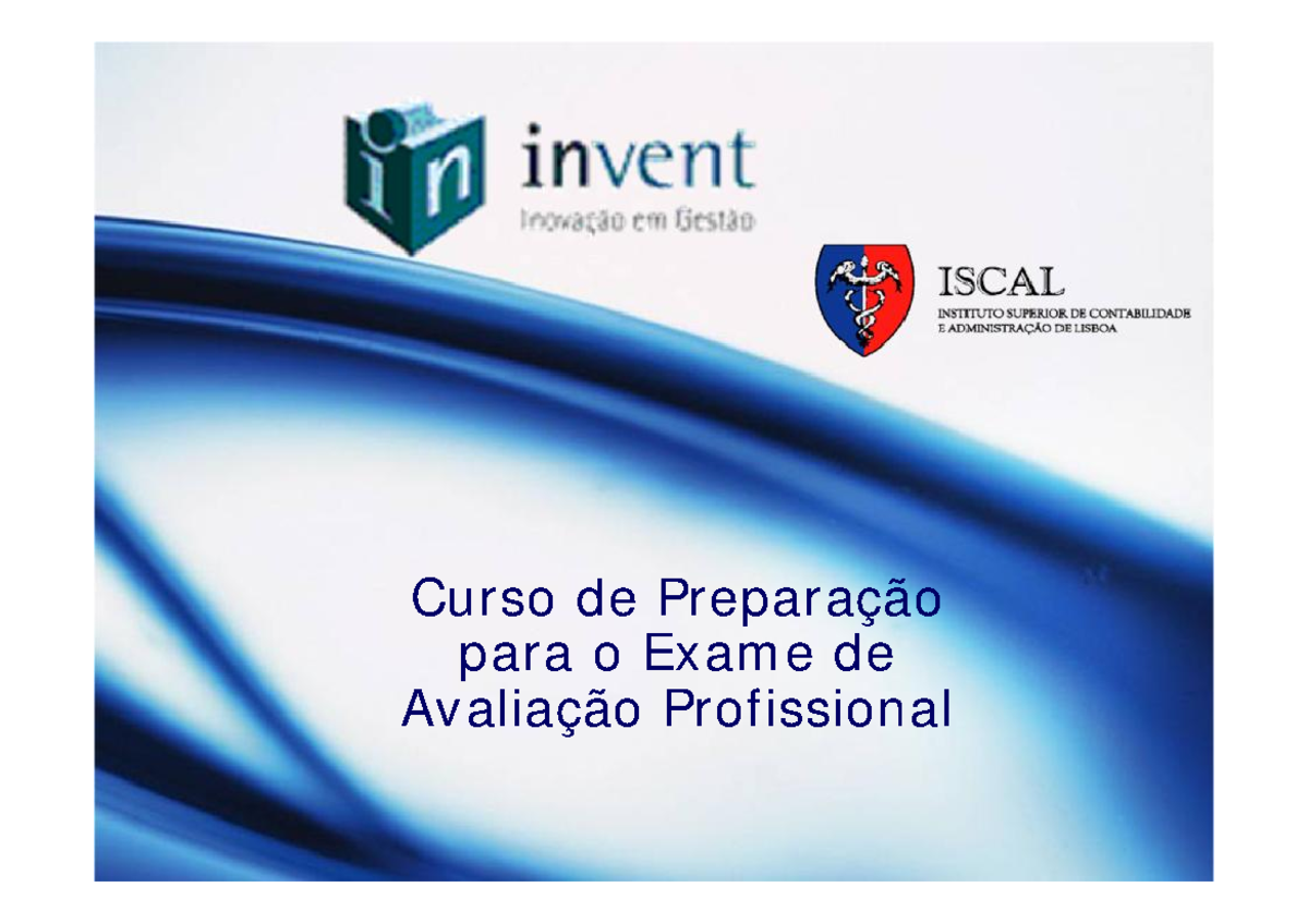 IRS Exercícios com correção - Cur so de Pr epar ação par a o Ex am e de ...
