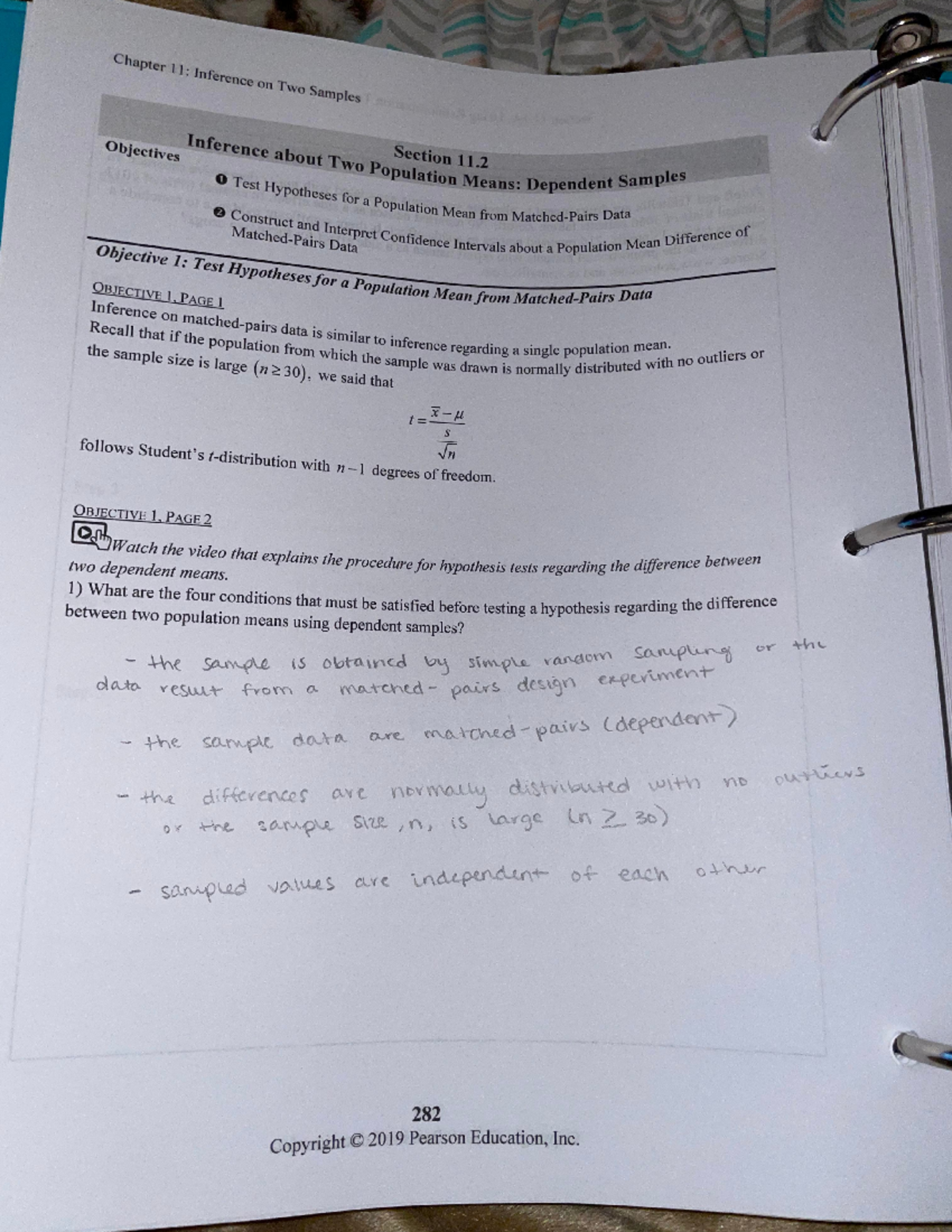 Chapter 11 section 2 page 1 - ST 210 - Studocu