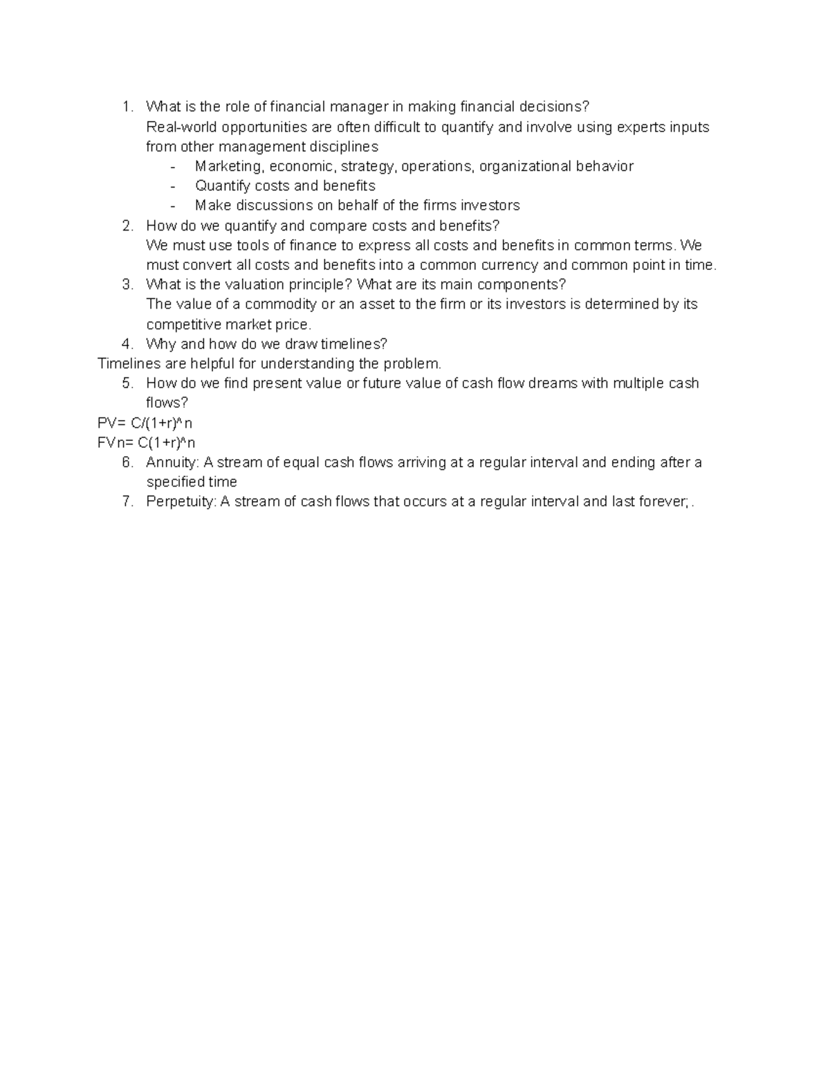 CH 3 and 4 - Contains information from the study guide. - What is the ...