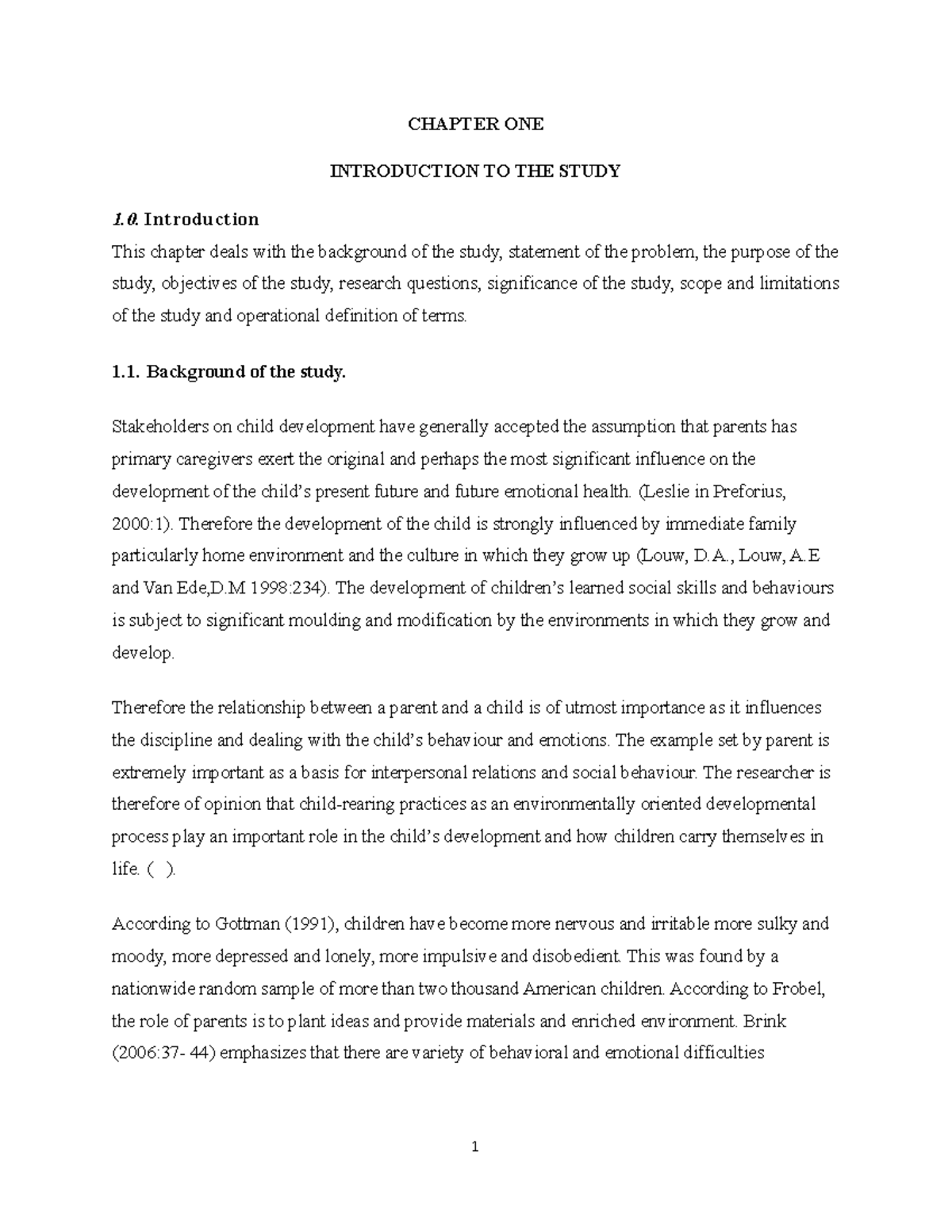 Edith Research Proposal (Autosaved) - CHAPTER ONE INTRODUCTION TO THE ...