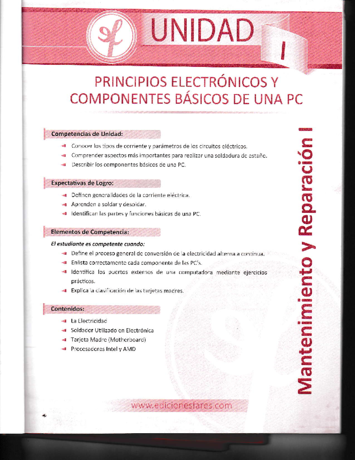 Libro de Mantenimiento -Fares - informática educativa - Studocu