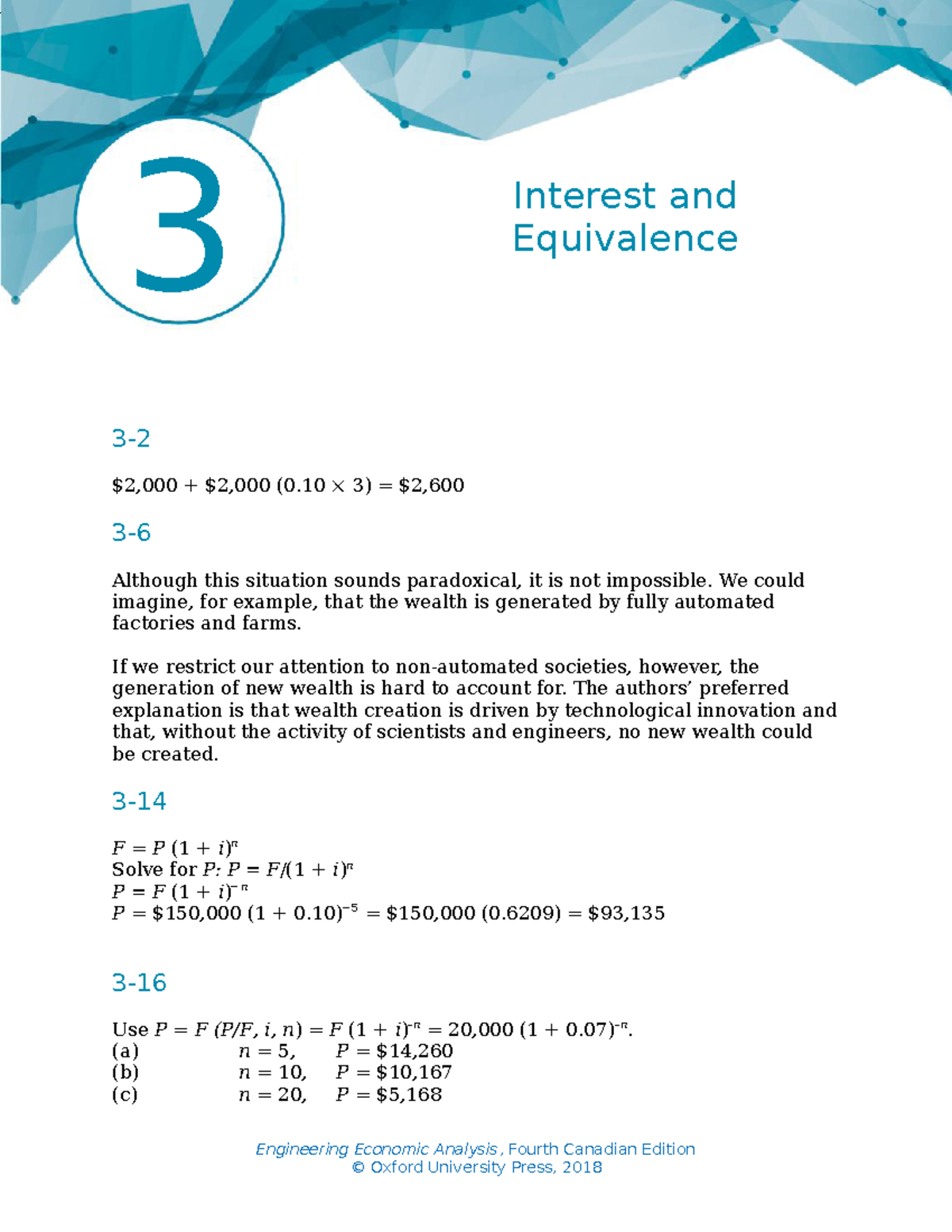 Student Solutions CH03 4Ce - 3- $2,000 + $2,000 (0 × 3) = $2, 3 ...
