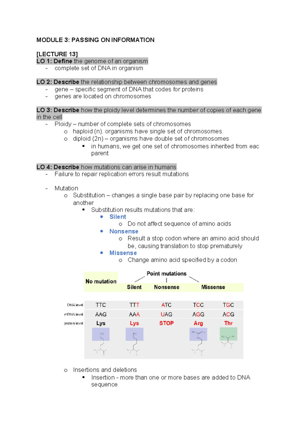 Passing On Information - MODULE 3: PASSING ON INFORMATION [LECTURE 13 ...