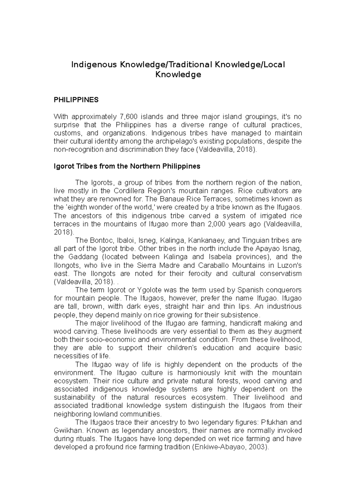 Indigenous Knowledge - Indigenous Knowledge/Traditional Knowledge/Local ...