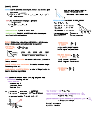 Math - Mathematics in economics lecture notes - ECO 146 - Studocu