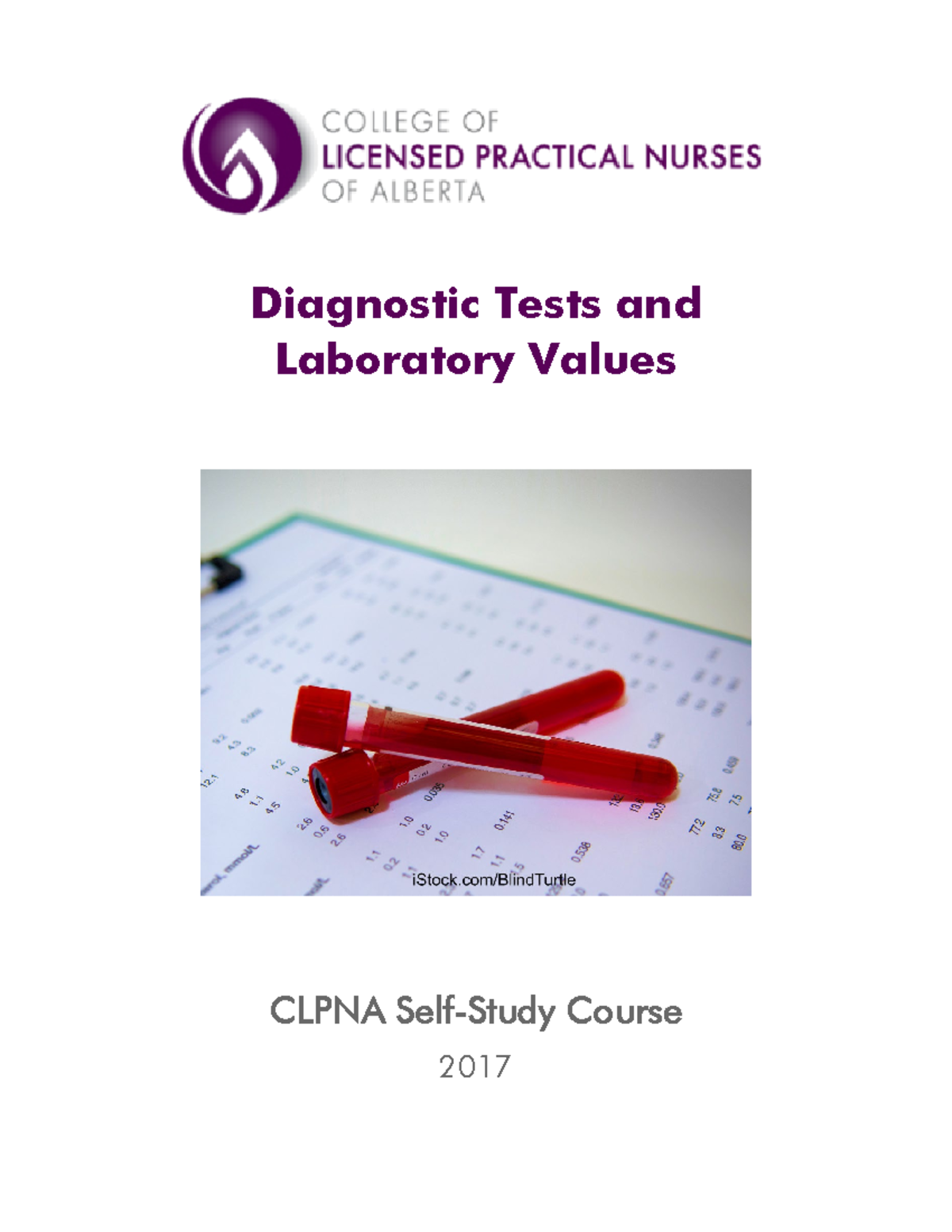 Common Diagnostic Tests - Diagnostic Tests and Laboratory Values CLPNA ...
