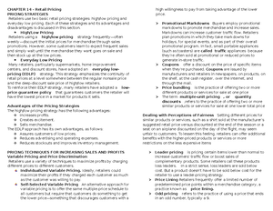 Chapter 16 - 17 Retail Management - CHAPTER 16 - Managing the Store ...