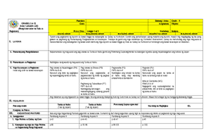 DLL Filipino 9 2ngd Grading (Topic 2) - GRADES 1 to 12 DAILY LESSON LOG ...