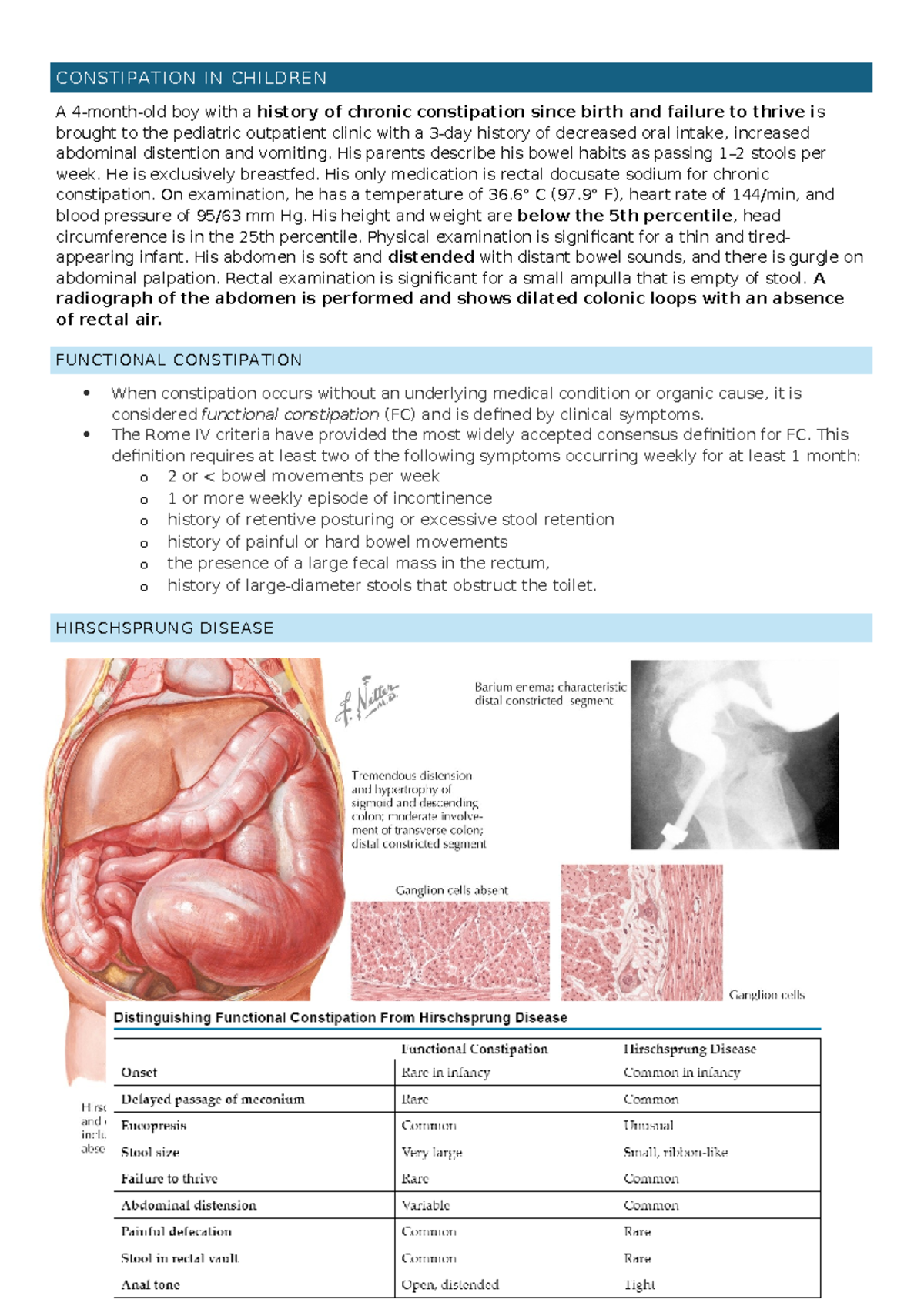 Week8 3 - Abdomen Block, Medicine Program - CONSTIPATION IN CHILDREN A ...