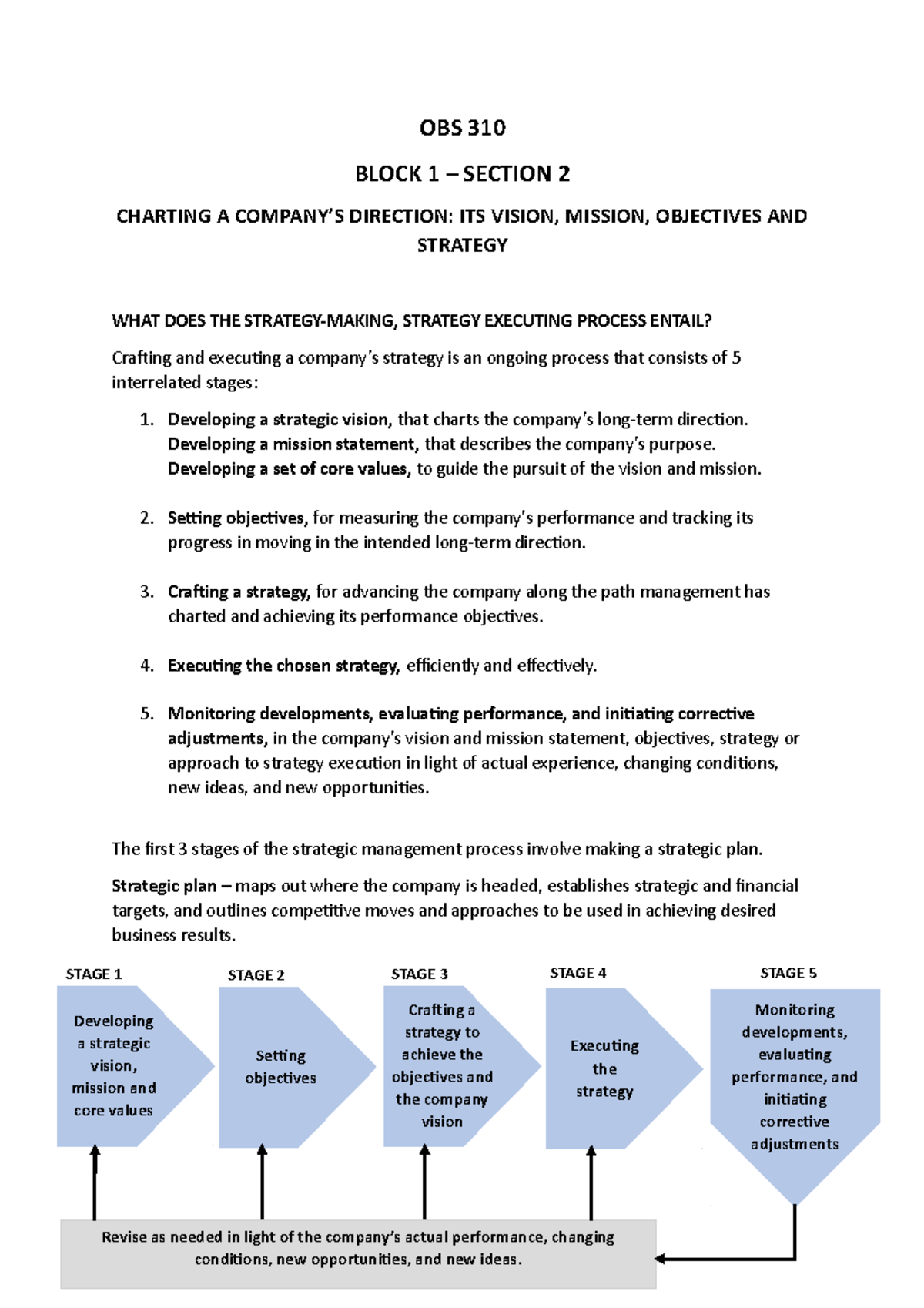 Block 1 Notes ( Section 2) - OBS 310 BLOCK 1 – SECTION 2 CHARTING A ...