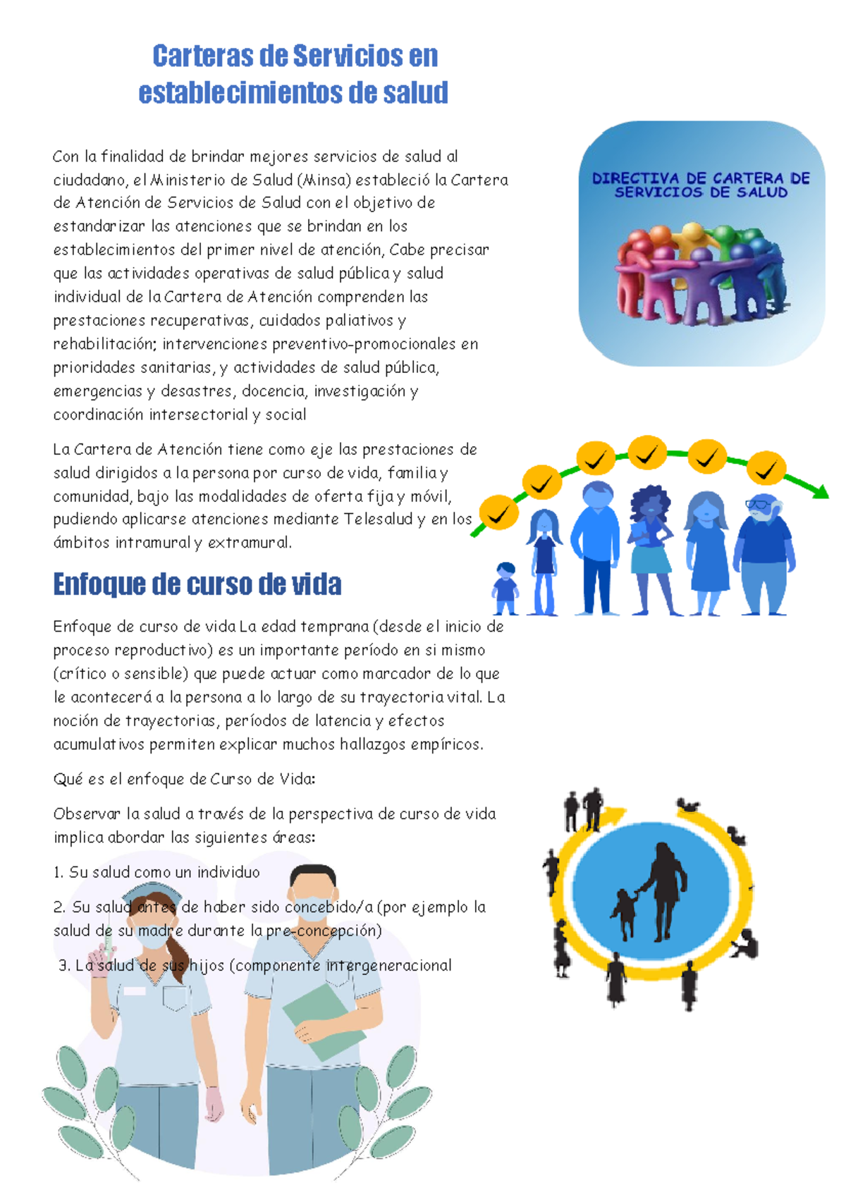 Tema 1 - leer las ppts - Carteras de Servicios en establecimientos de ...