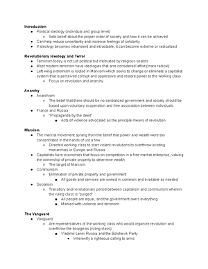 07 Typologies of Terrorism State-Involved and Single or Special Issue ...