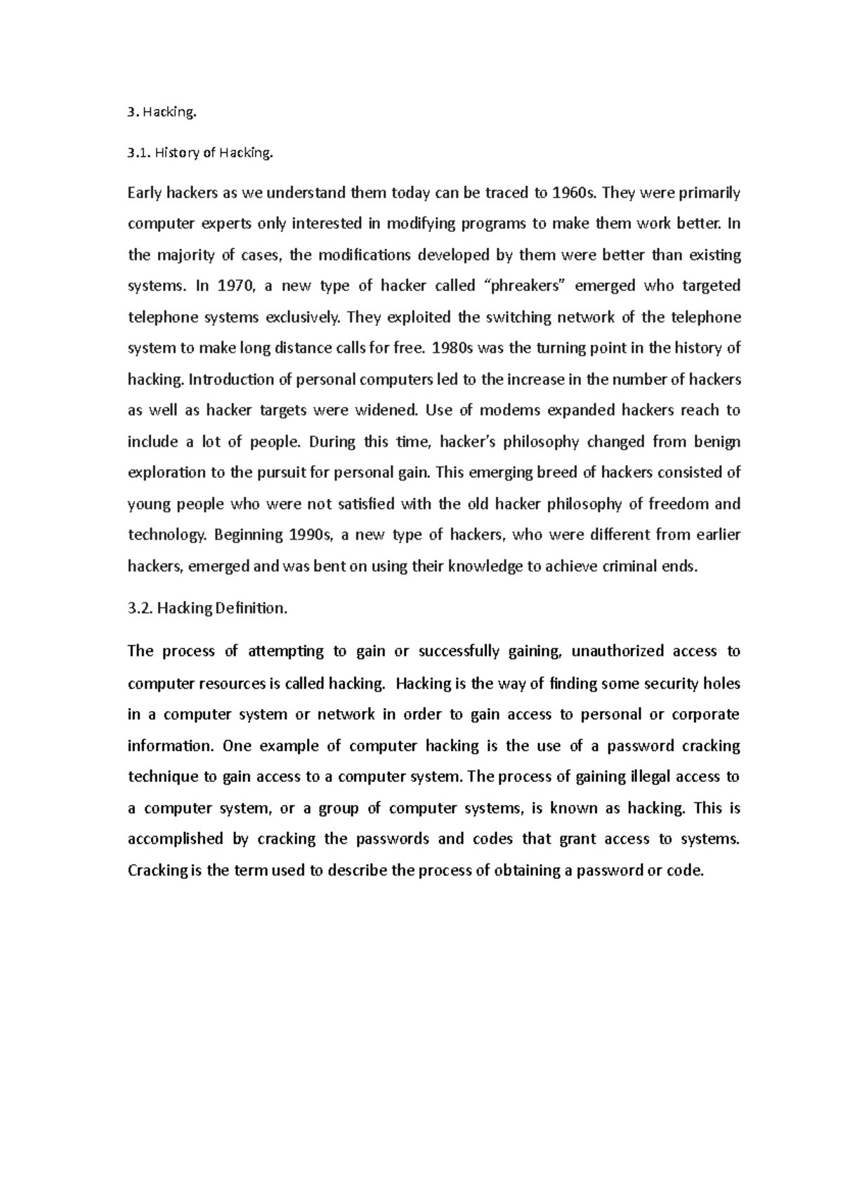 Hacking Part-( R.A.Madara Nirmani Perera ) - Hacking. History of ...