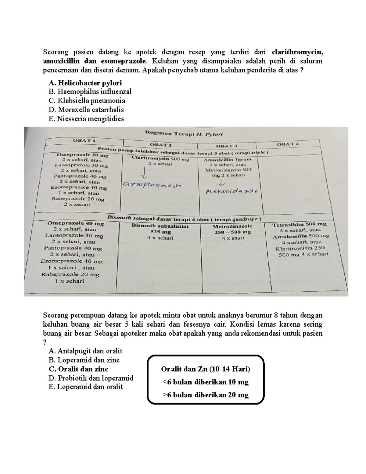 Pembahasan BUK ke 7 - Seorang pasien datang ke apotek dengan resep yang ...