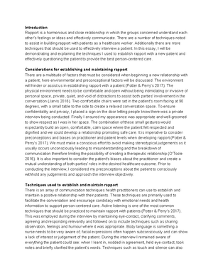 NRSG139 assessment 2 2020 - S Assessment 2 – Reflection on ANSAT ...