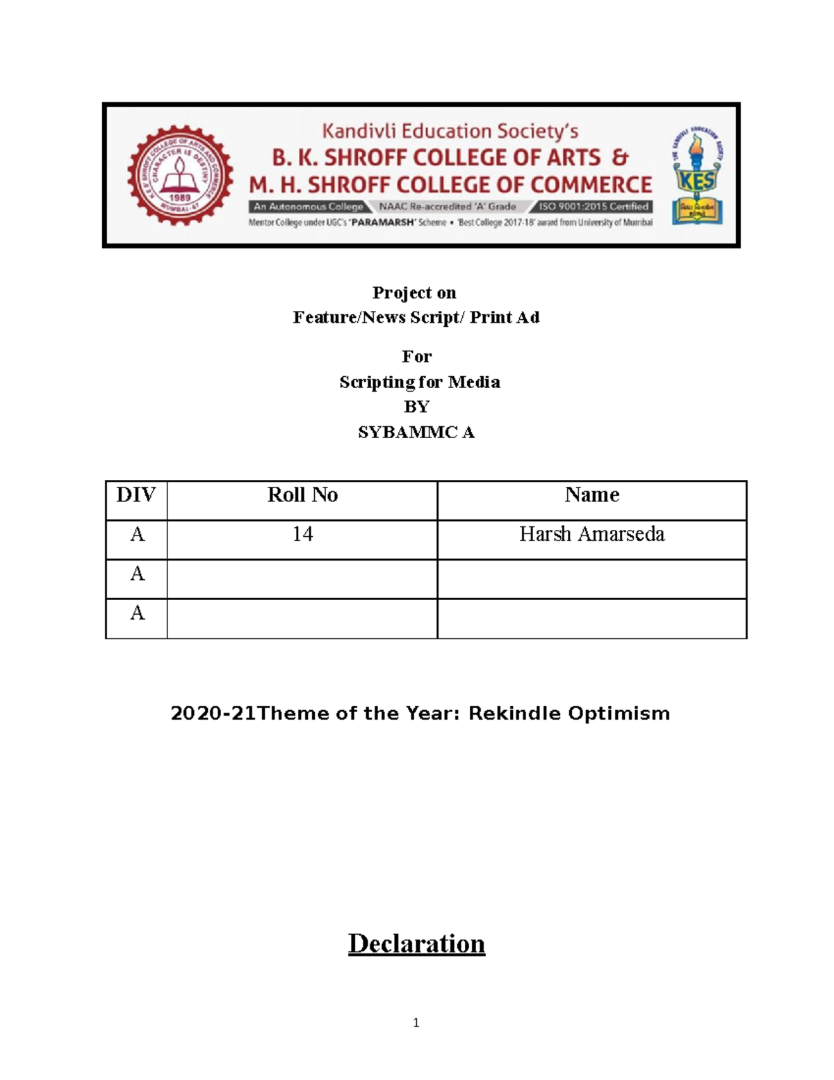 EVS WORD DOC Project - It's a word doc for EVS Subject - Project on ...