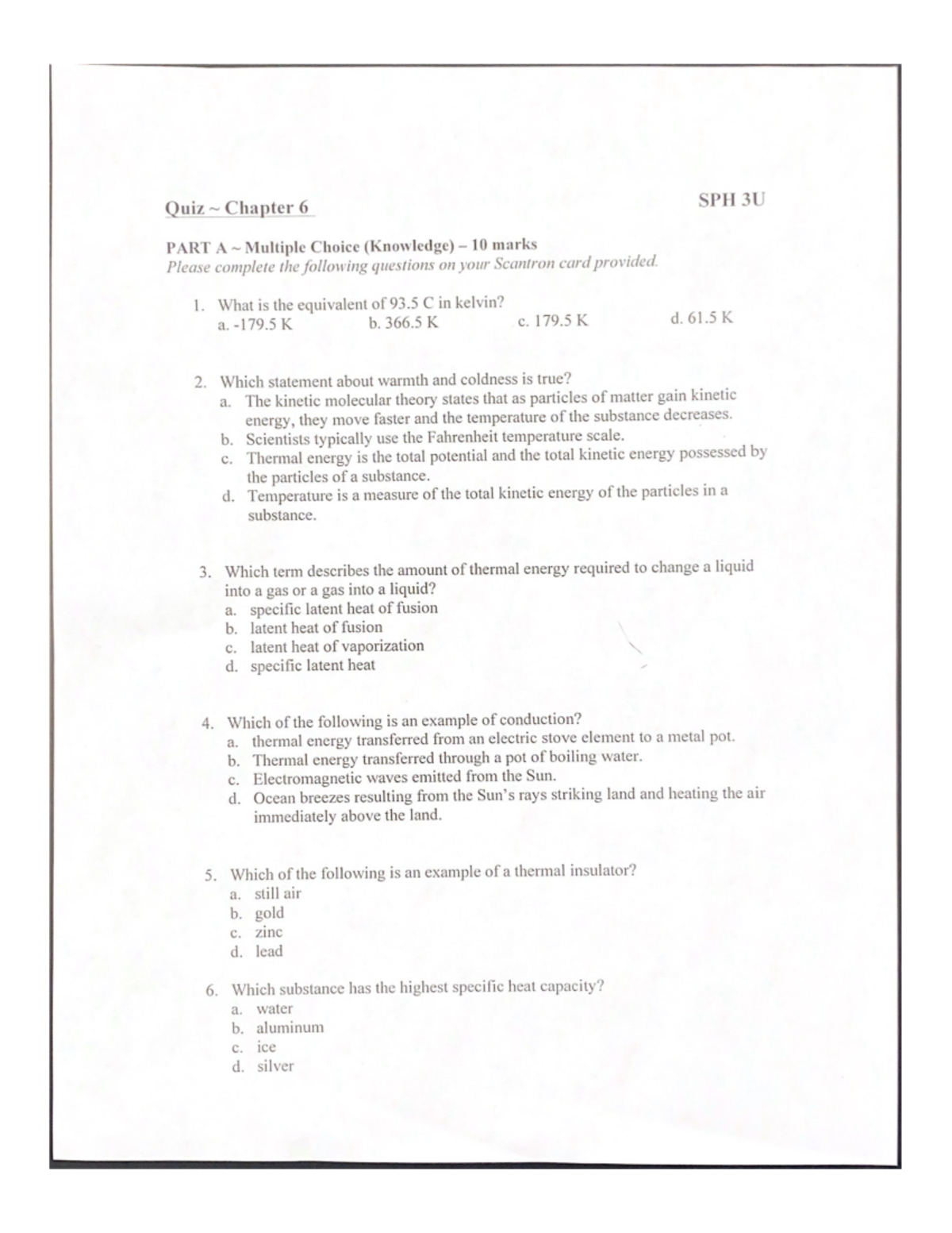 Quiz- Chapter 6 M.C - math - Mat137Y1 - Studocu