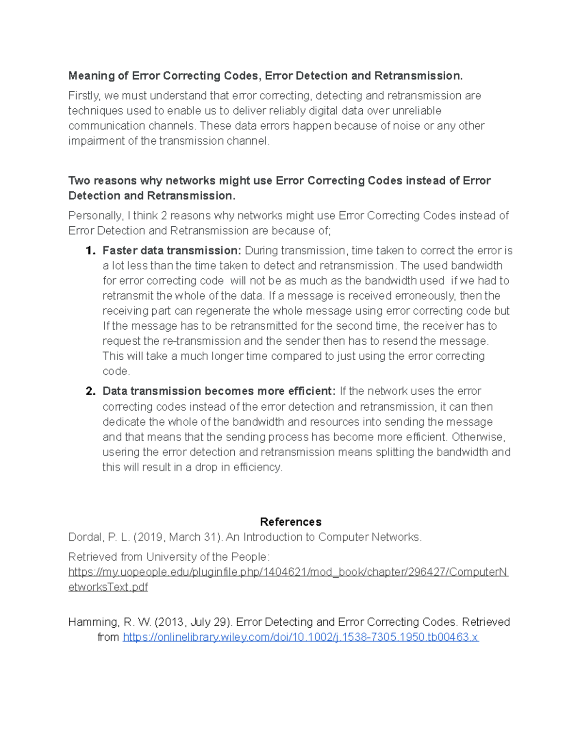 Learning Journal Unit 3 - CS 2204 - UoPeople - Studocu