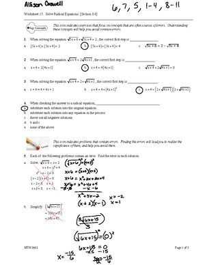 Solve rational equations - MTH 012 - Studocu
