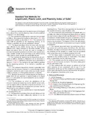 ASTM D75 Espanol - norma sobre la practica de los terminos usados en concreto - Licenciatura en ...