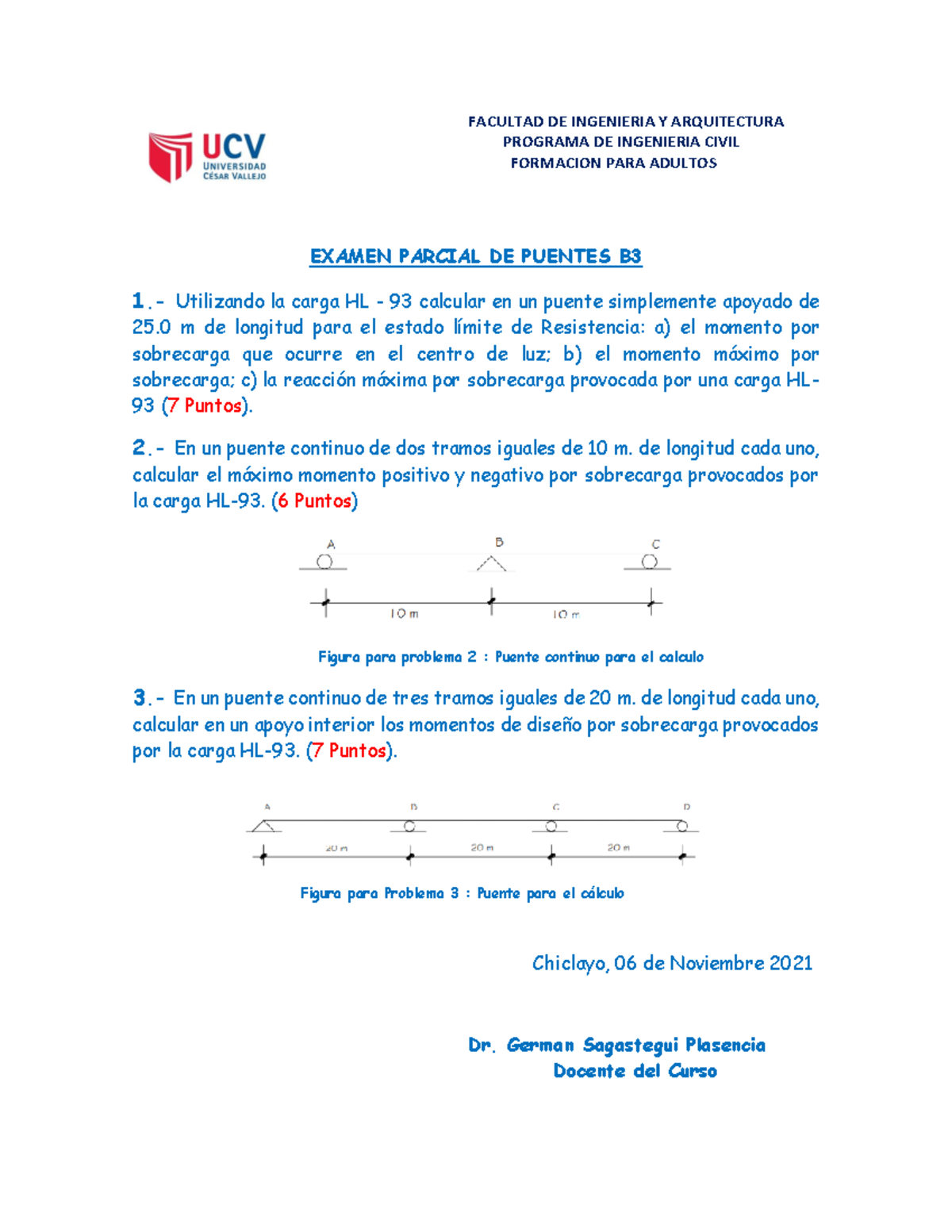 (7) Examen Parcial DE Puentes B3 - FACULTAD DE INGENIERIA Y ...