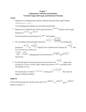(2023-24) Algebra 2 Review KEY - Studocu