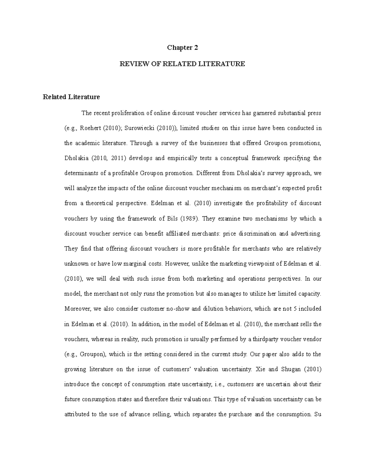 Chapter-2 - nothing - Chapter 2 REVIEW OF RELATED LITERATURE Related ...