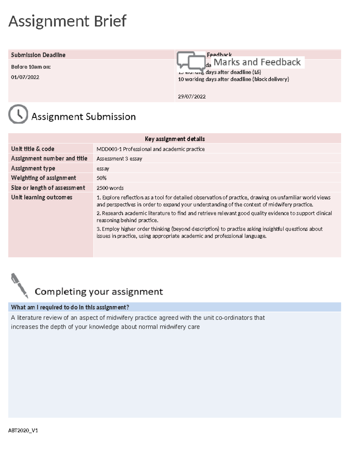 HSS Assignment Brief MDD003-1 assessment 3 2021-22 (Final) (002 ...