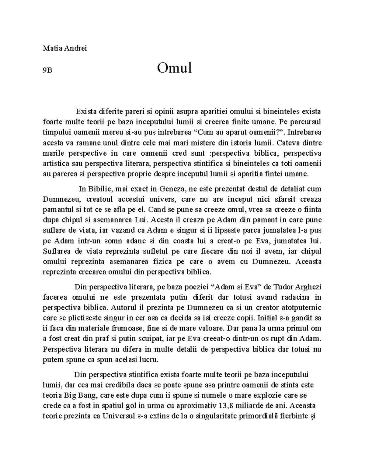 Omul - omul este o complexa descriere a unui fisier random de pe ...