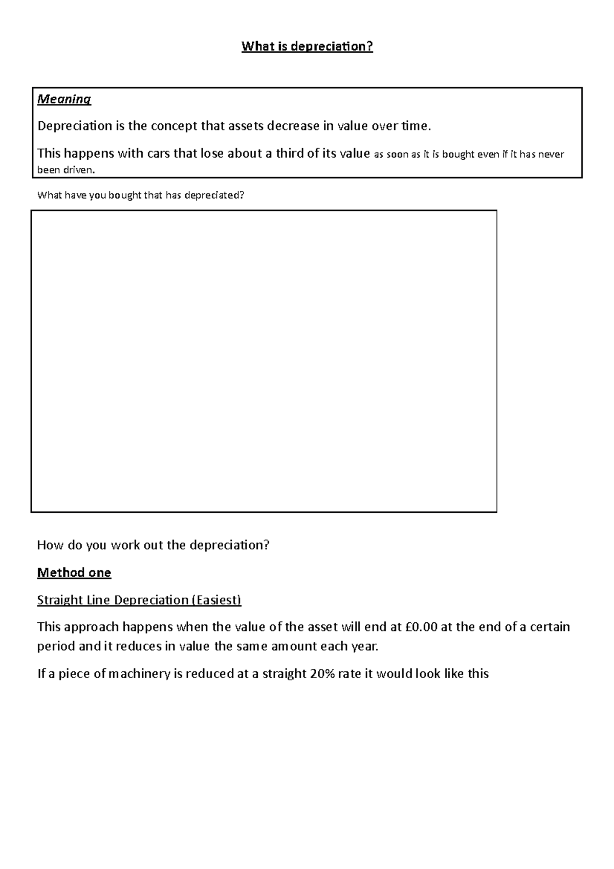 Deprecation - very good for people - What is depreciation? Meaning ...