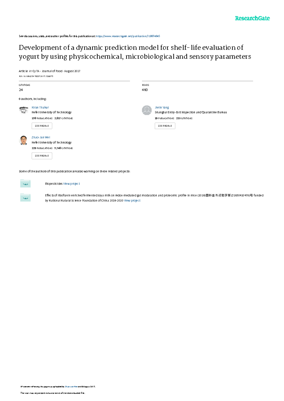 PREDICTIVE MODELLING - See discussions, stats, and author profiles for ...