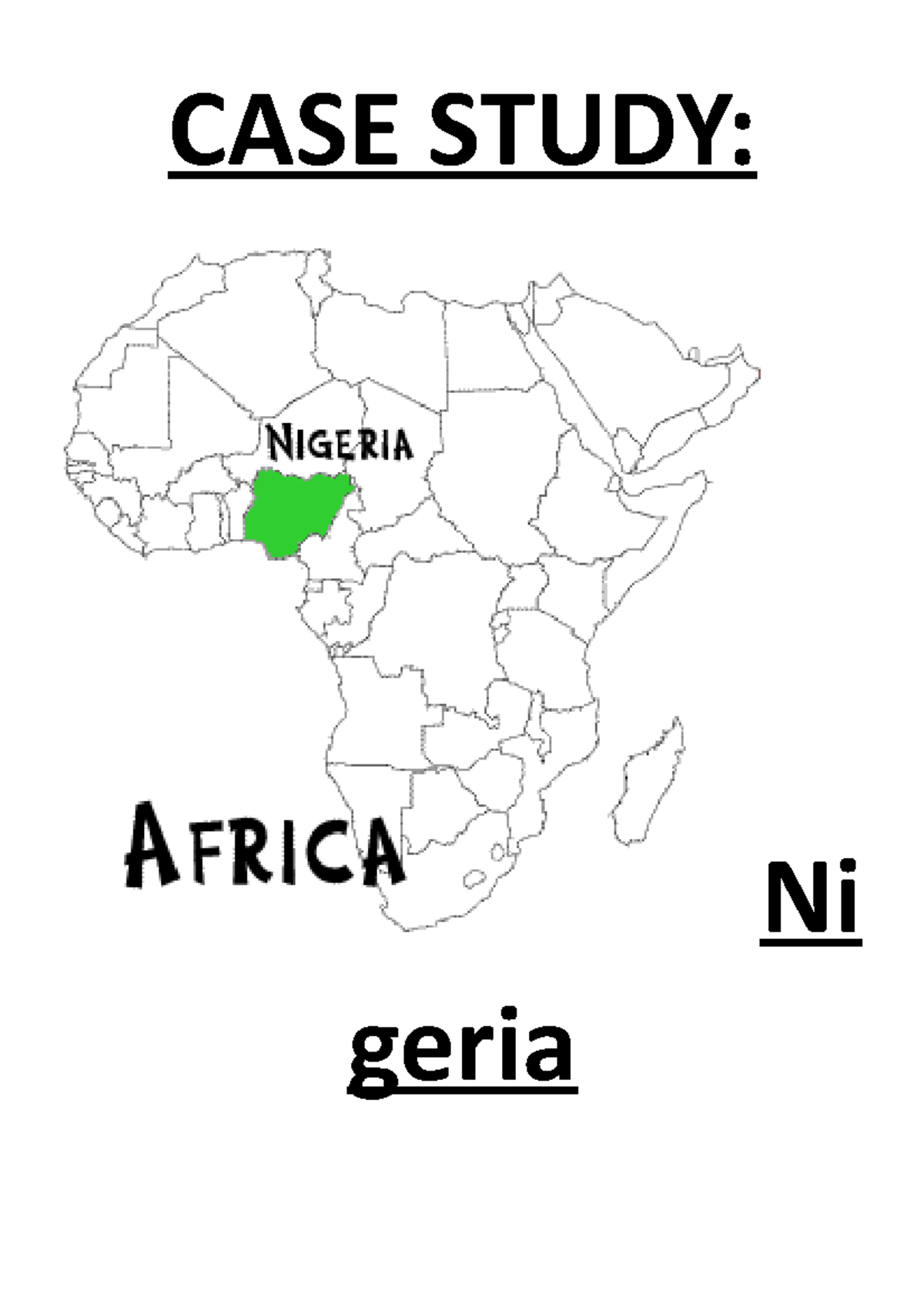 CASE Study Booklet Nigeria final version - CASE STUDY: Ni geria This ...