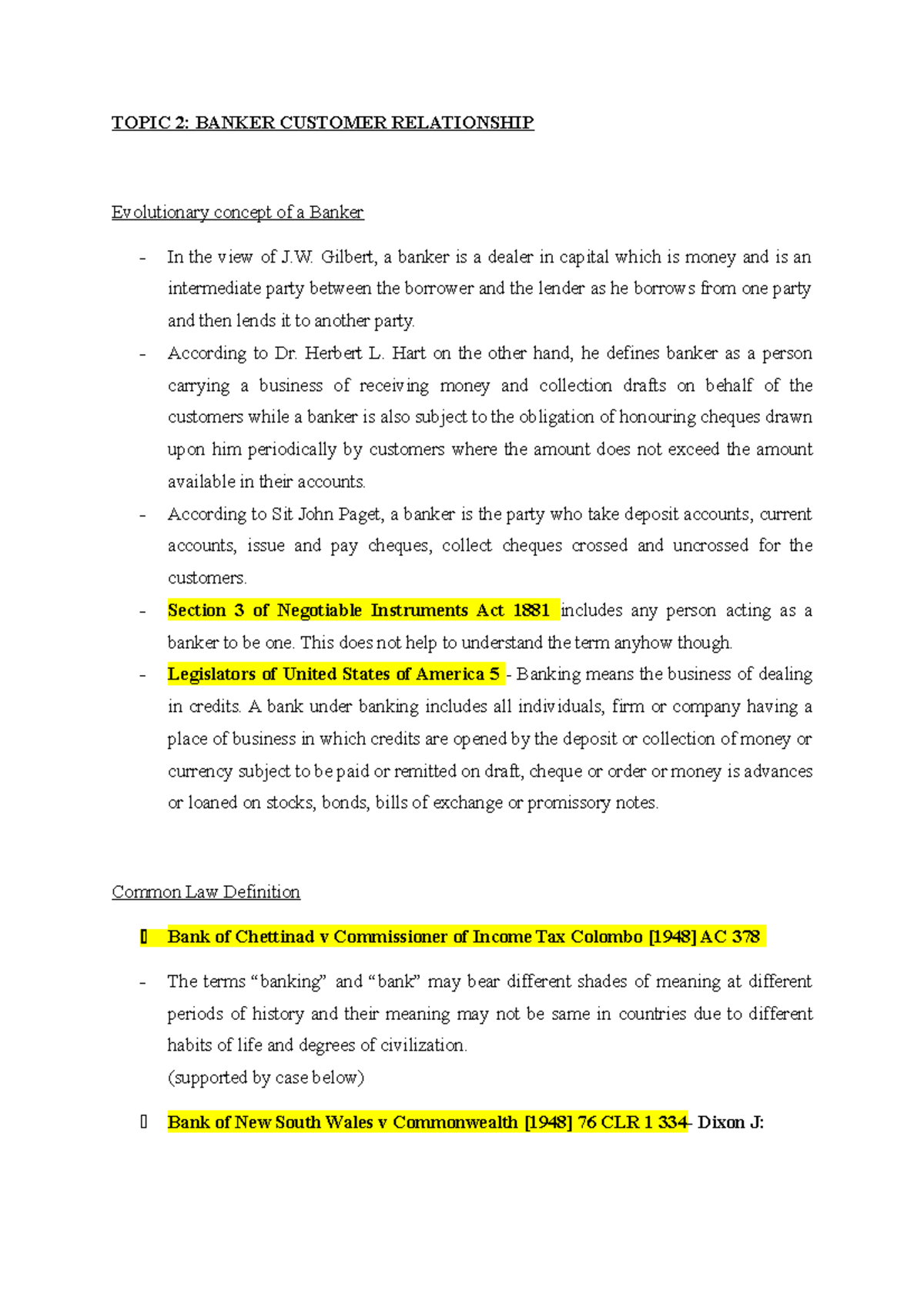 Topic 2 Banker-Customer Relationship - TOPIC 2: BANKER CUSTOMER ...
