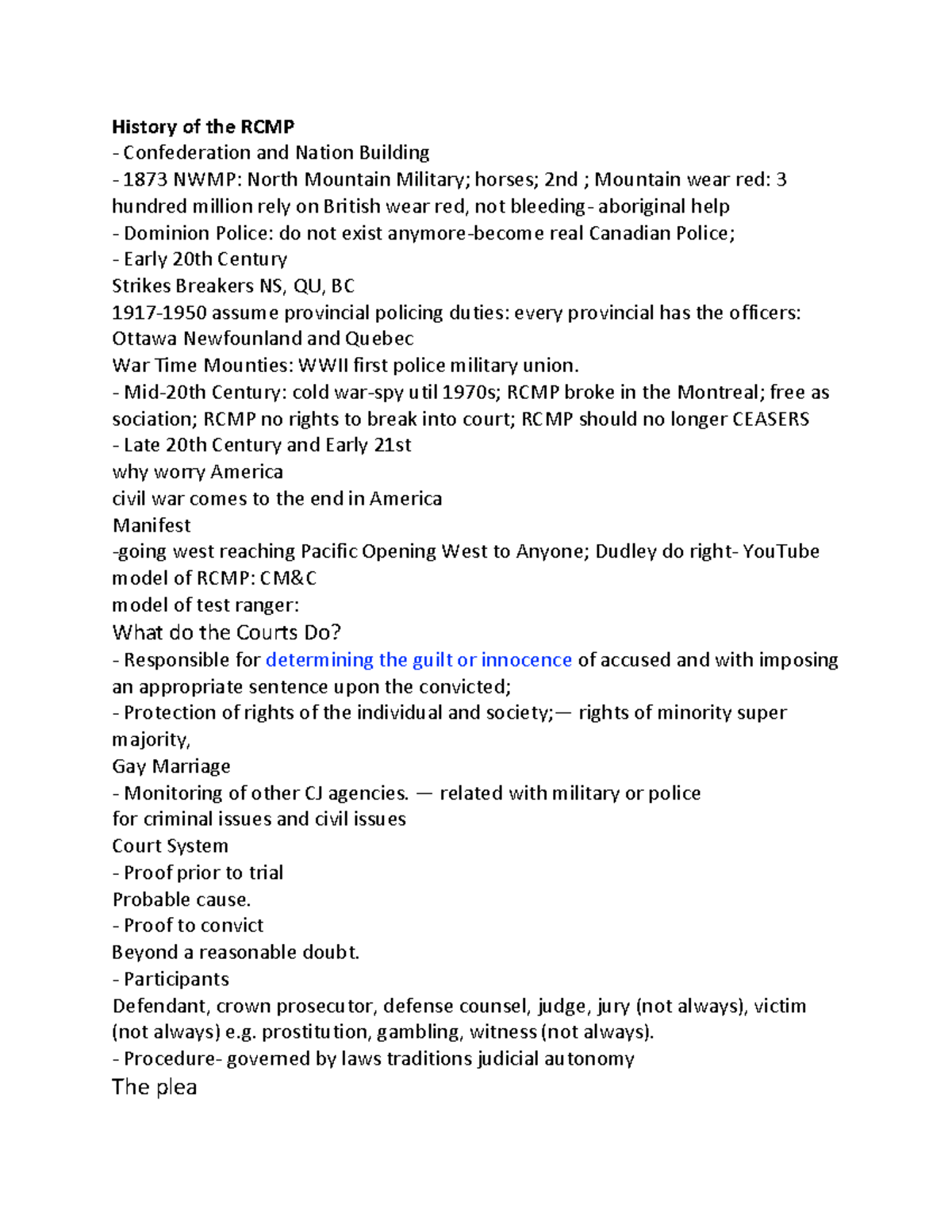 History of the RCMP - History of the RCMP Confederation and Nation ...