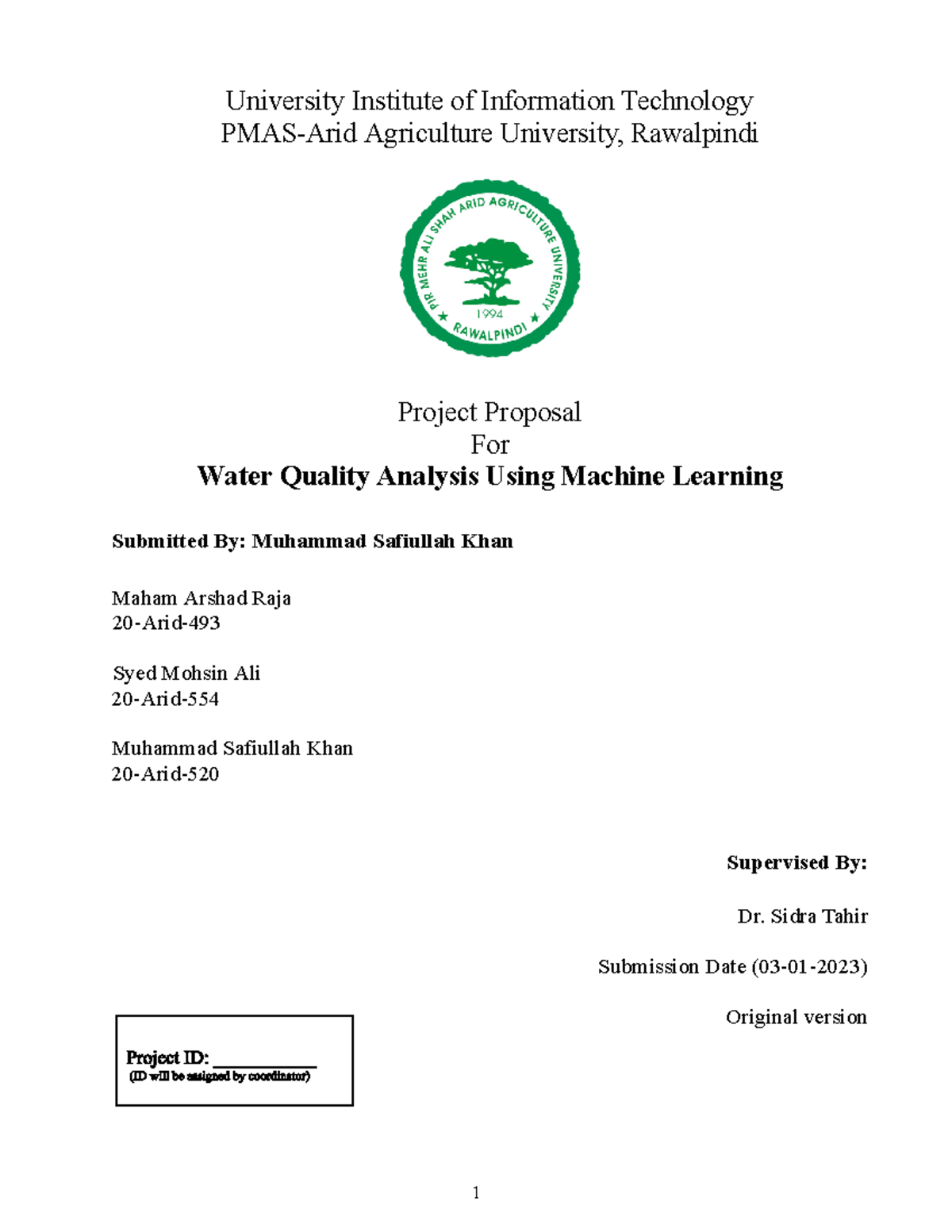 Project Proposal Template 2021 Onwards (1).docx - Google Docs - University Institute of ...