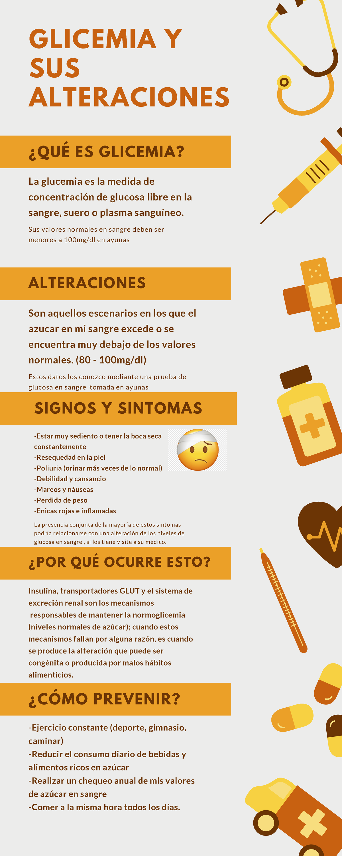 Celeste Salud Apps Infografía - GLICEMIA Y SUS ALTERACIONES ¿QUÉ ES ...