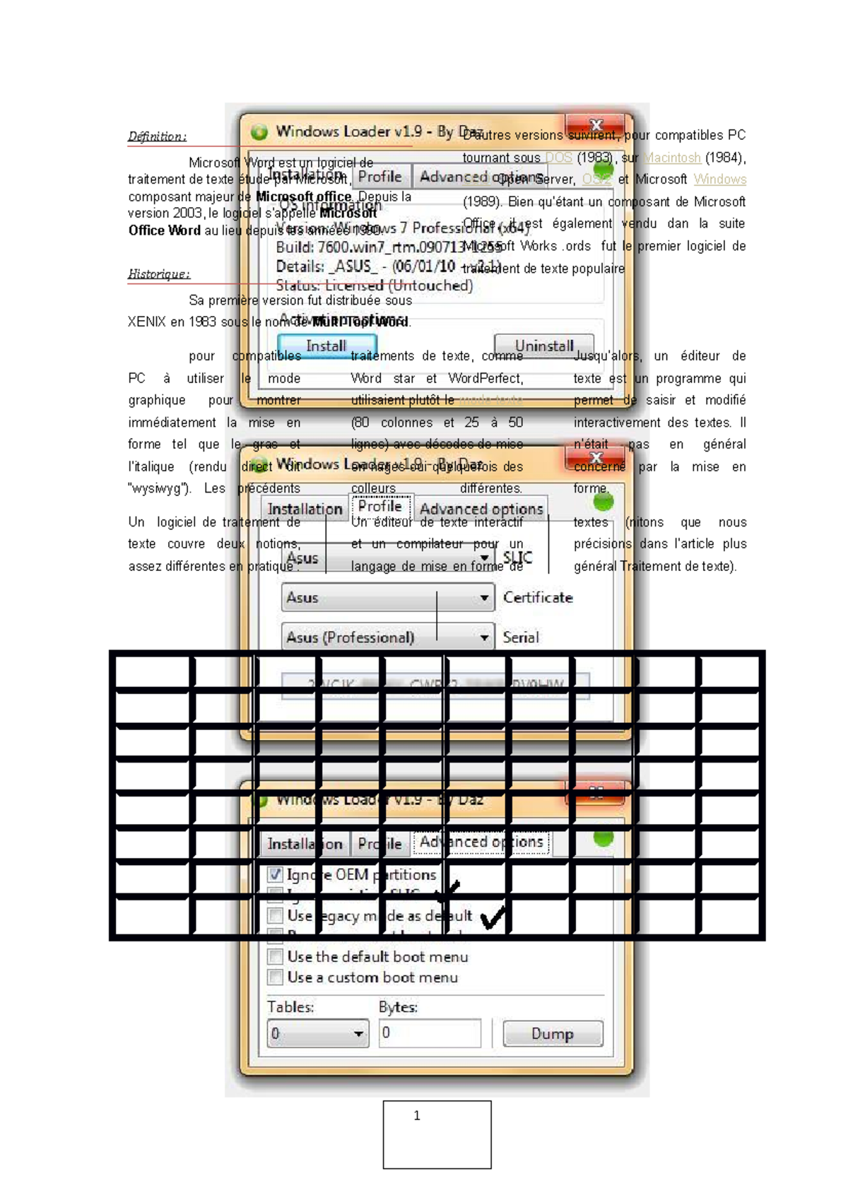 Tp informatique - Définition : Microsoft Word est un logiciel de traitement de texte étude par ...