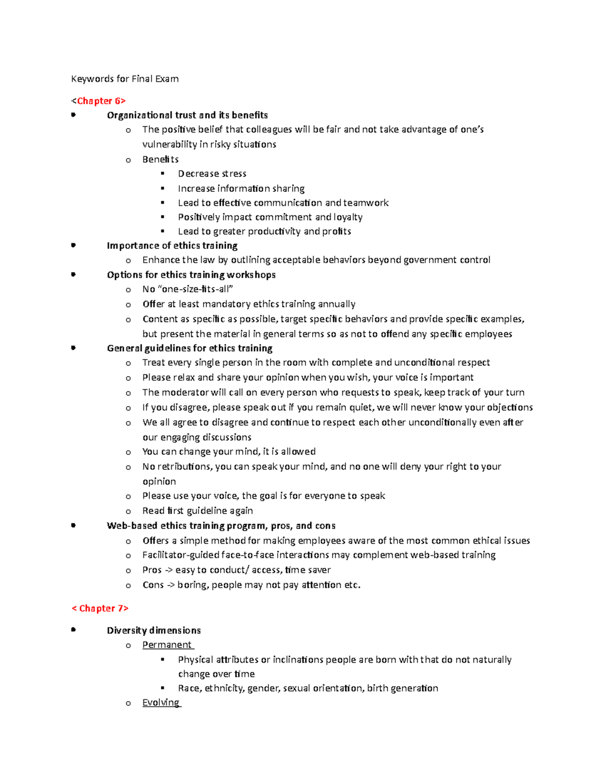 Final exam key terms Spring 2022 - Keywords for Final Exam ...