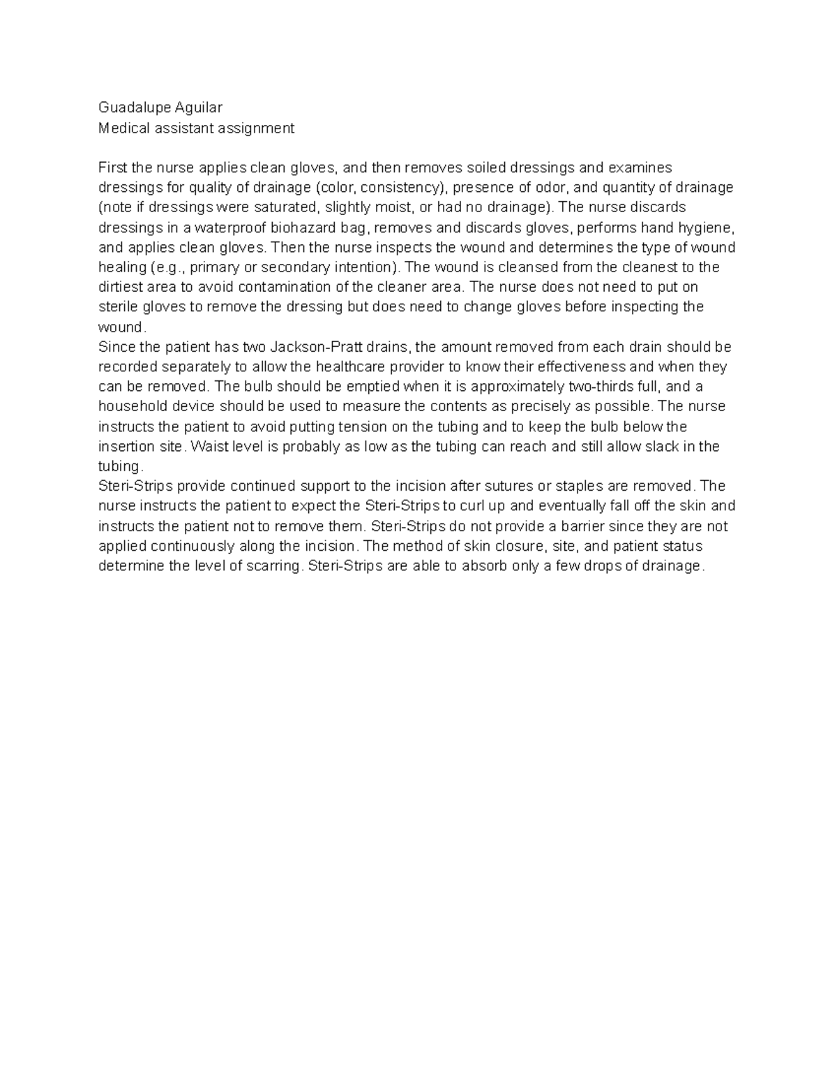 6-2 - Terminology - Guadalupe Aguilar Medical assistant assignment ...