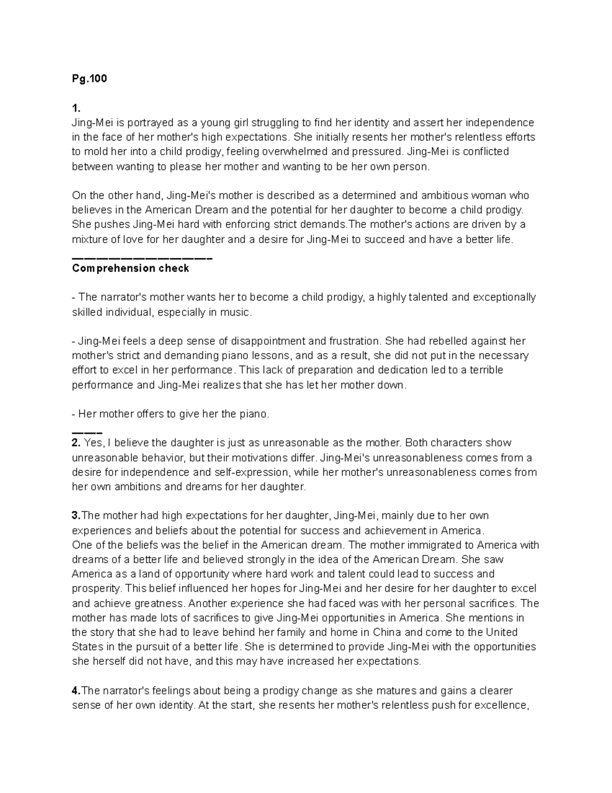 Amy tan china - the story of amy tan overview - Pg. 1. Jing-Mei is ...