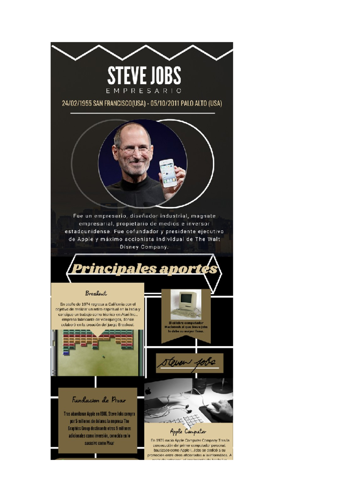 Steve Jobs - Imagenes del creador de apple - desarrollo wed - Studocu