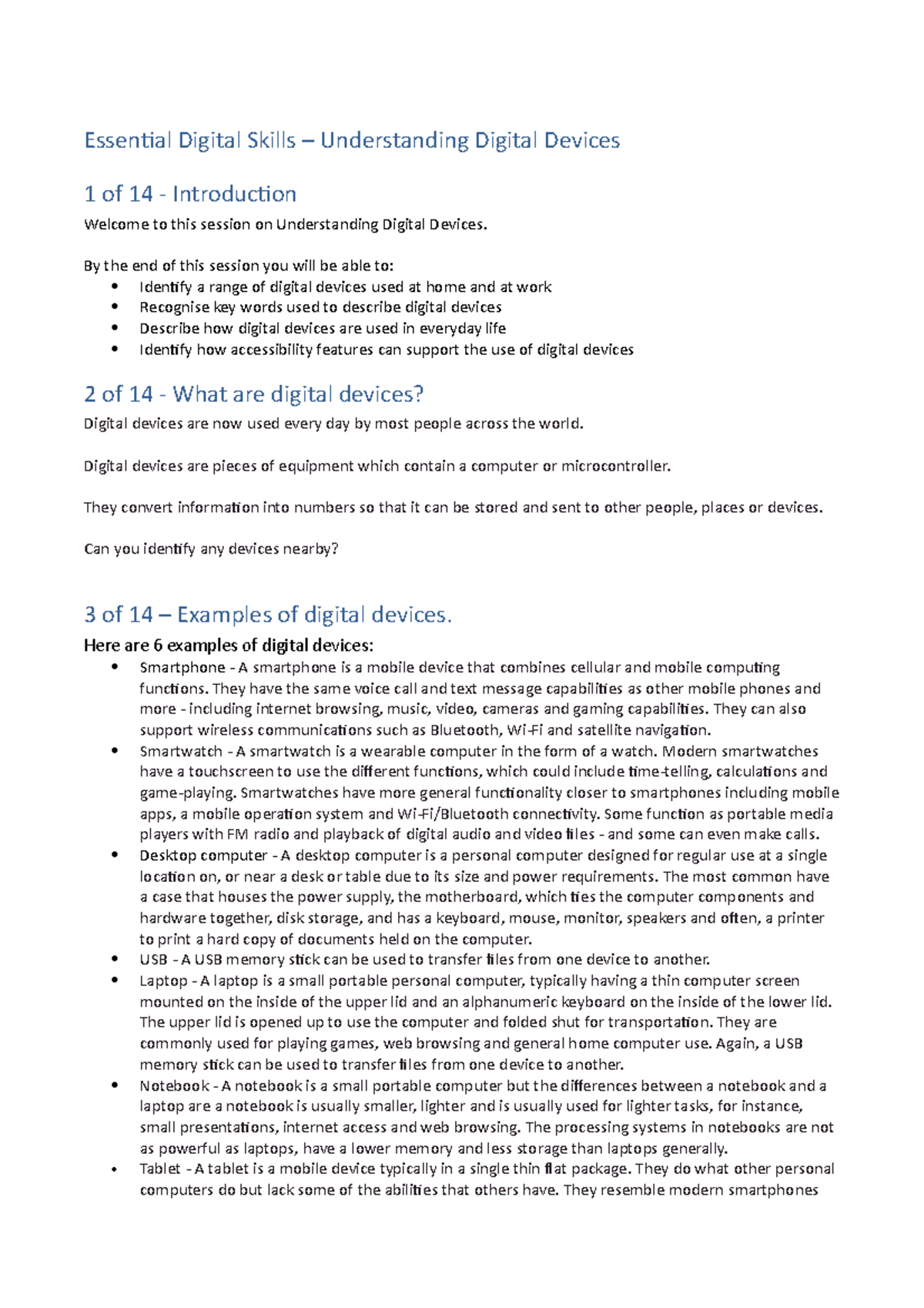 Understanding Digital Devices (Accessibility Version) - Essential ...