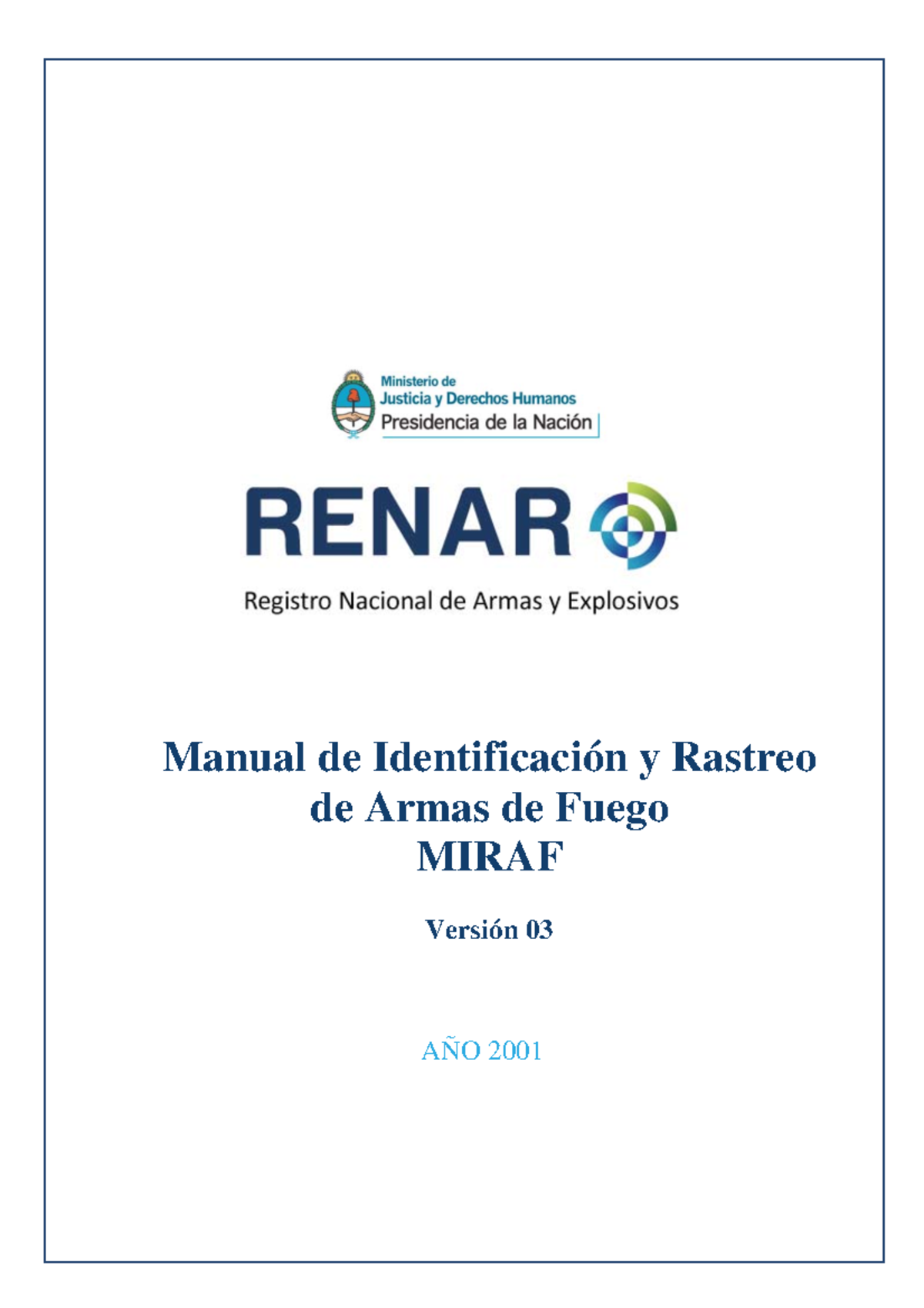 2012 Miraf - repaso - Manual de Identificación y Rastreo de Armas de ...