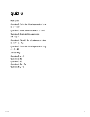 C01-AK - ACT Form C-01 Answer Key - ENGLISH MATH READING SCIENCE 1 1 1 ...