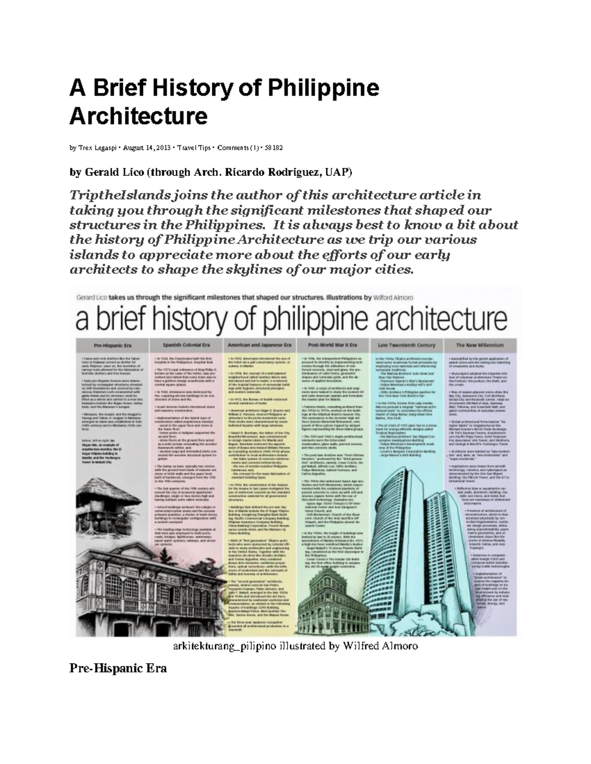 A Brief History of Philippine Architecture - A Brief History of Philippine Architecture by Trex ...