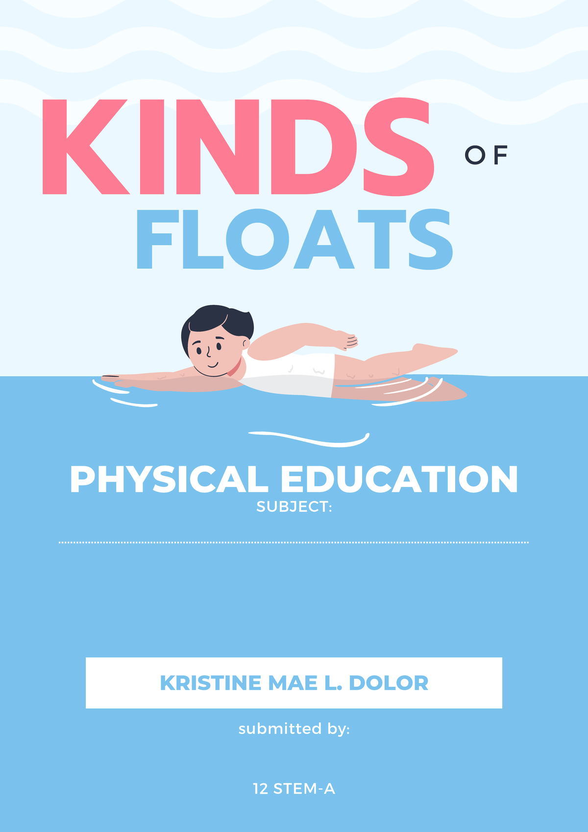 Types of Floats - KINDS FLOATS PHYSICAL EDUCATION ####### KRISTINE MAE ...