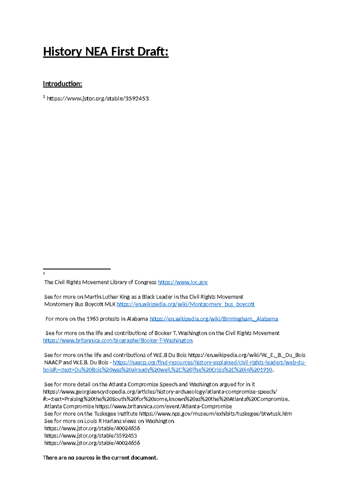 NEA Black Leaders - it is for epq project notes - History NEA First ...