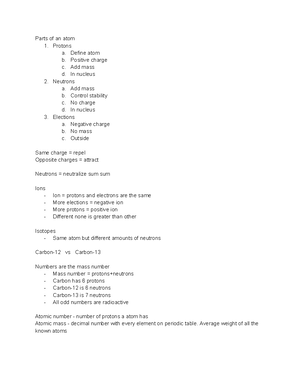 Build an Atom Ph ET Simulation Answer Key - Studocu