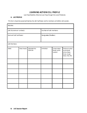 LAC-Templates - Learning Action Cell - LEARNING ACTION CELL PROFILE ...