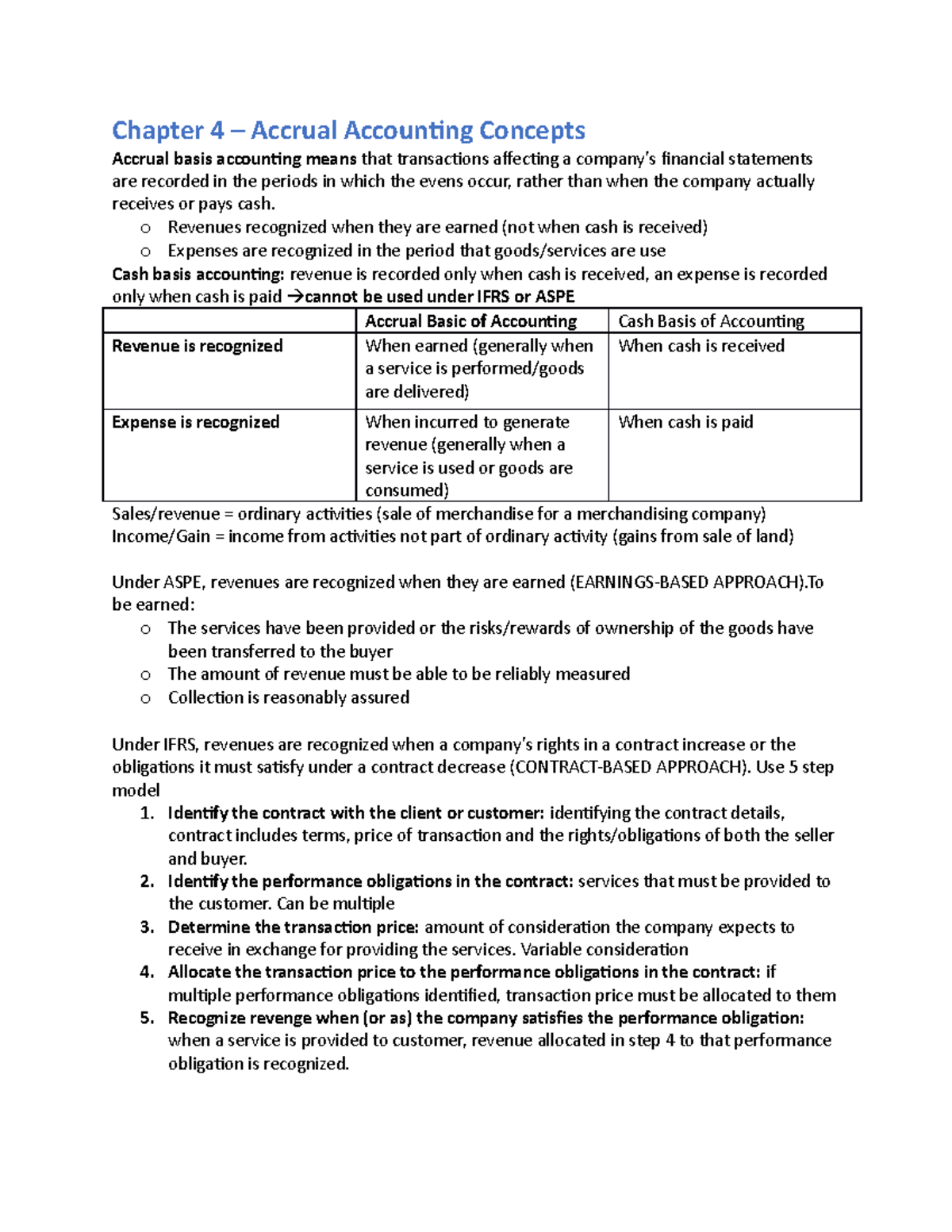 Chapter 4: Accrual Accounting Concepts - Chapter 4 – Accrual Accounting ...